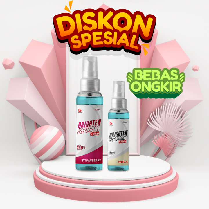 Promo Tawas Spray Beorganik / Crystal Deodorant / Brighten Natural ...