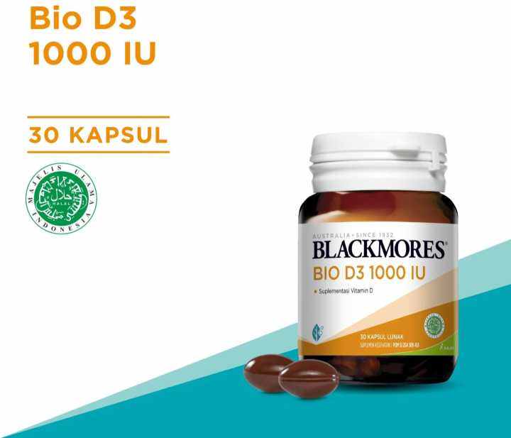 Blackmores Bio D3 1000 IU (30) kapsul | Lazada Indonesia