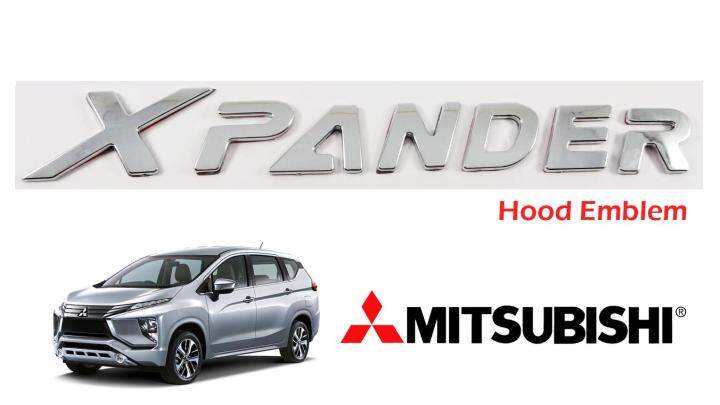 Mitsubishi Xpander Hood Emblem (Chrome Coated) | Lazada PH