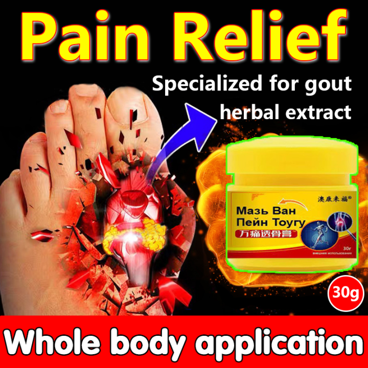 Gout Ointment Original 30g Chinese Herbal Gout Uric Acid Medicine Gout ...