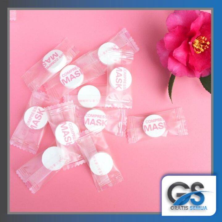 Gratis Semua - Compressed Paper Mask Sheet / Tissue Compress dan Masker ...