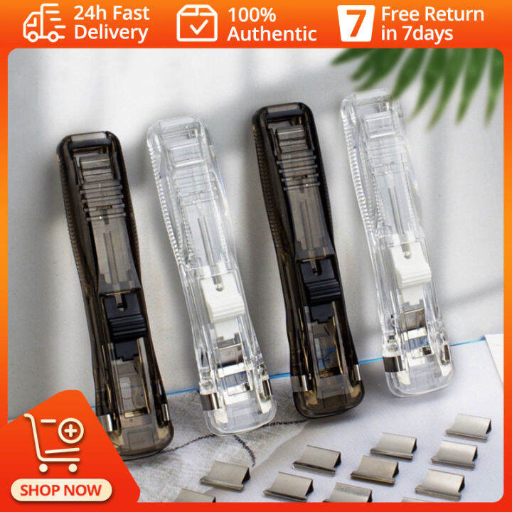 Seamless Staplers Push Clip Stapler Remover Binder Push Clamp File ...