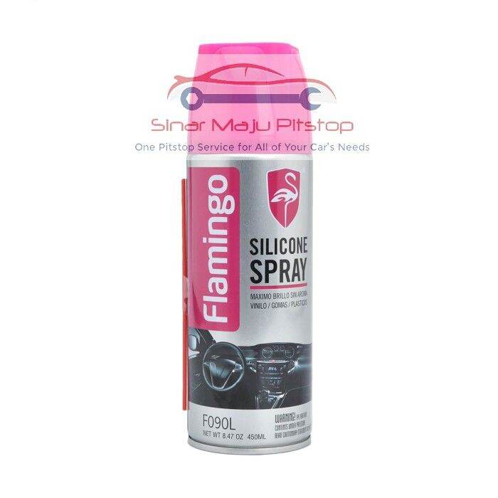 Flamingo Silicone Spray 450 ml Original - Cairan Wax Spray Perawatan ...