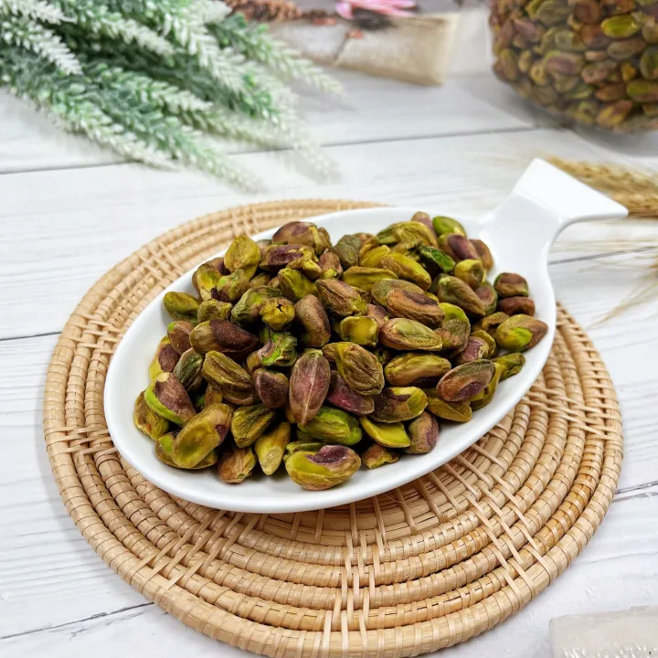 Pistachio Whole Roasted พิสตาชิโออเมริกาเม็ดเต็มอบ แกะเปลือก อบธรรมชาติ ...