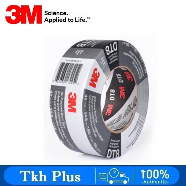 3M All Purpose Duct Tape DT8 Instant Bond Adhesion 48mm x 22.9m ...