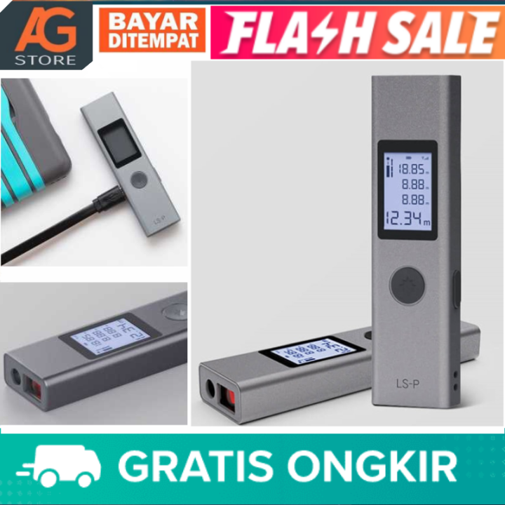 (DIJAMIN ORI) Laser Pengukur Jarak Laser Distance Meter 40M / Laser ...