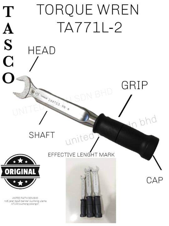 TASCO PROFESSIONAL TORQUE WRENCH TA771 ( 3 different size available ...