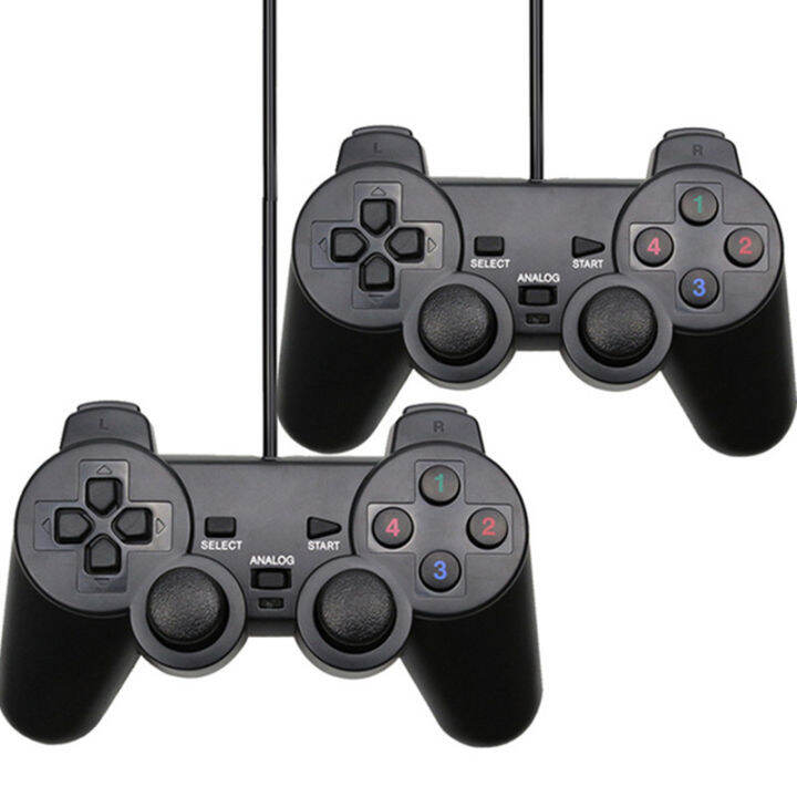 USB Wired PC Game Controller Gamepad Shock Vibration Joystick Game Pad ...