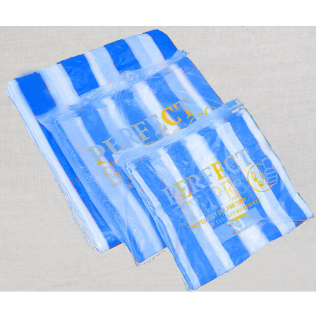 Sando Bag BLUE STRIPE (THICKER THAN STANDARD) 50pcs per pack | Lazada PH