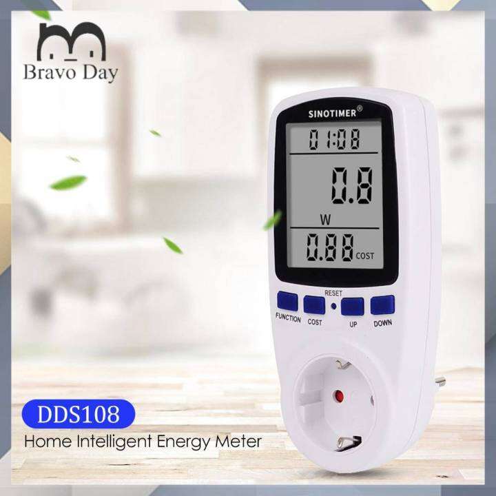 Plug in Power Meter Electricity Analyzer Monitor Socket Voltage ...