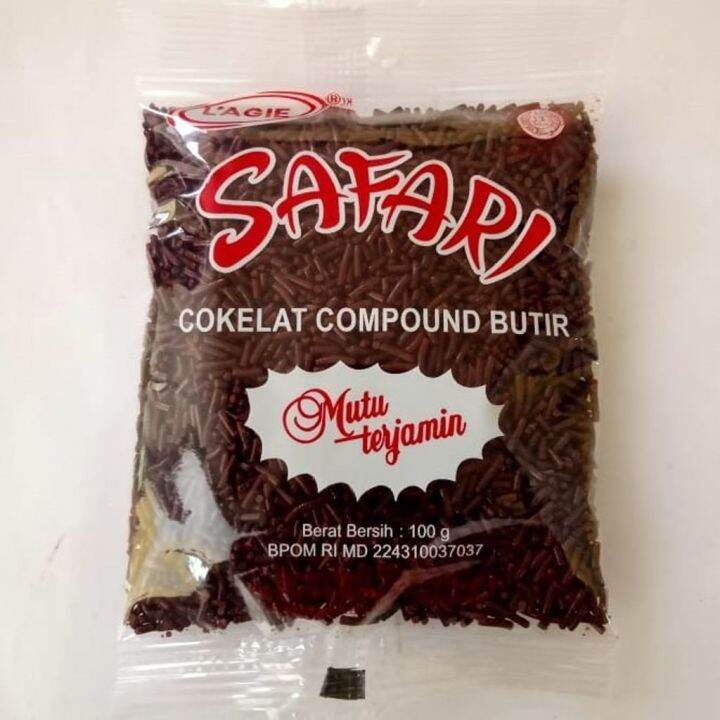 L'agie Safari Meses Coklat Butir 100gr | Lazada Indonesia