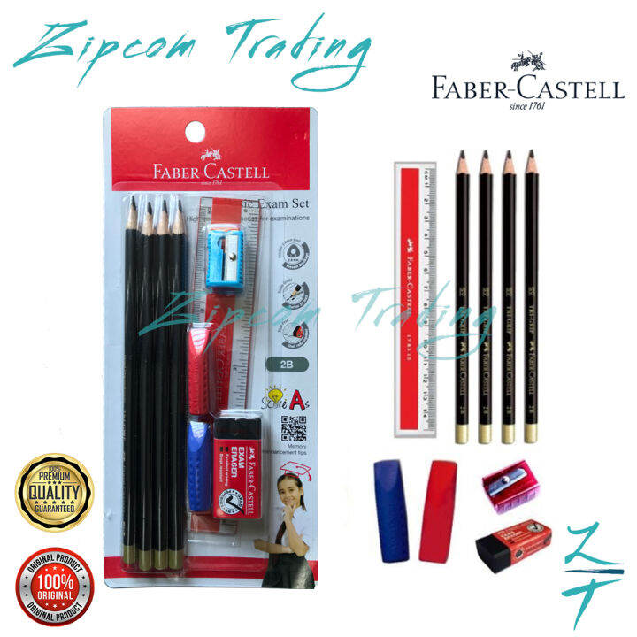 FABER-CASTELL 2B Basic Exam Set ( 212141 ) | Lazada