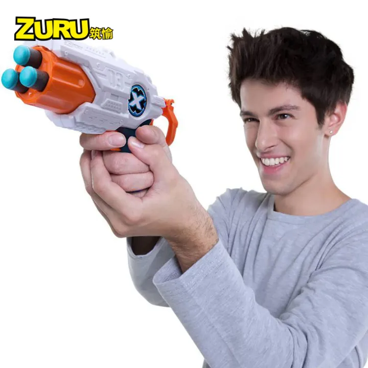 Ruxshot soft-shot gun, double-loaded X special attack, three rounds of ...