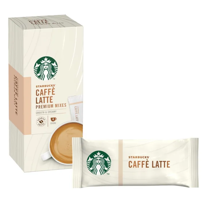 Starbucks Premium Instant Coffee Mixes 4sticksx14g - Cafe Latte x1 ...