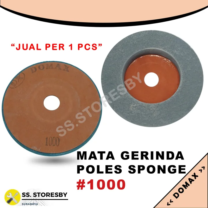 DOMAX GRIT 1000 AMPLAS POLES GOSOK SPON SPONGE SPONGI MATA GERINDA BUSA ...