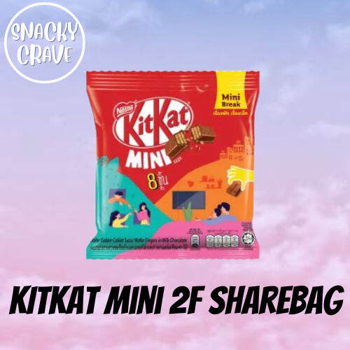 KITKAT MINI 2F SHAREBAG 72G (8X9G) | Lazada