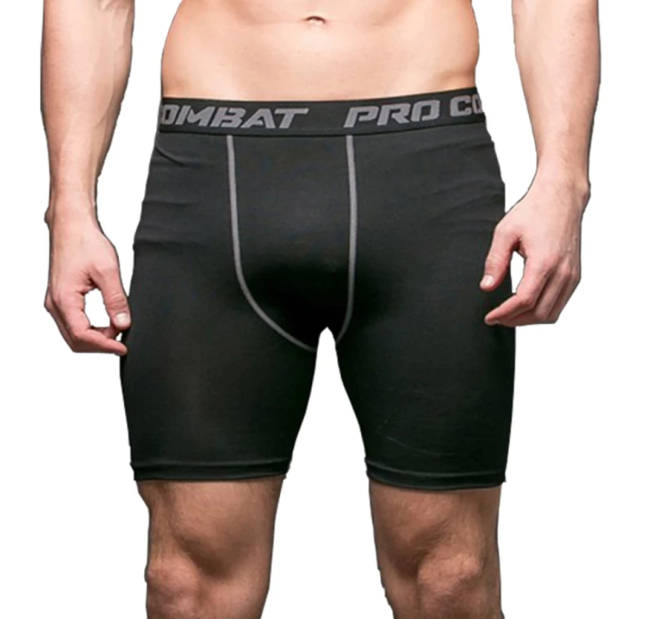 PRO COMBAT กางเกงรัดกล้ามเนื้อ กางเกงออกกำลังกายขาสั้น Compression ...