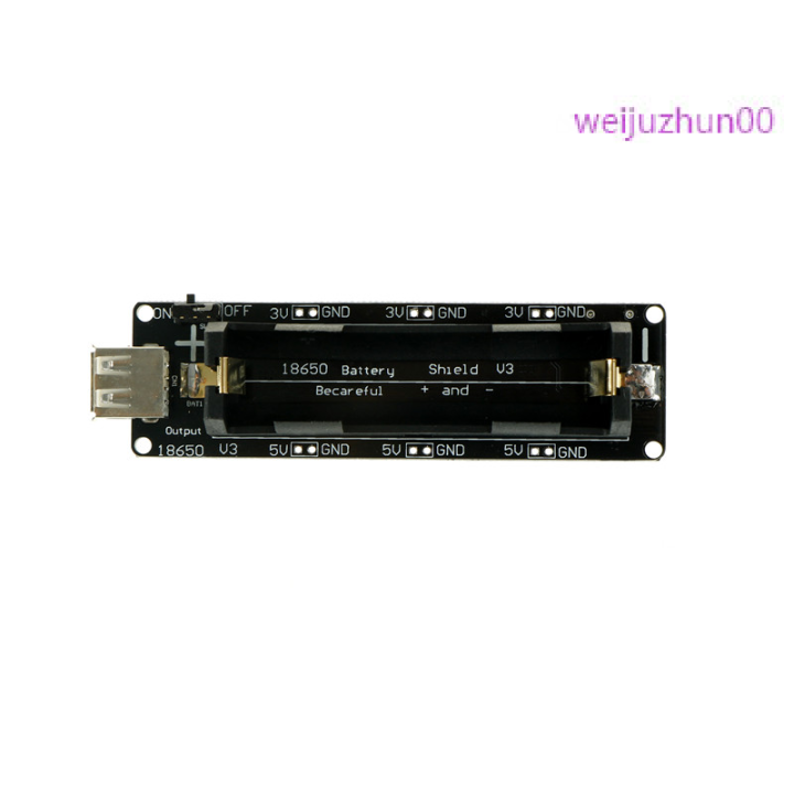 Weijuzhun00 Micro Usb Wemos Esp32 18650 Battery Shield V3 Esp 32 Led