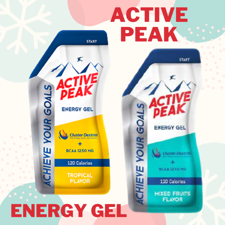 Active Peak Energy Gel เจลให้พลังงาน ขนาดพกพาสะดวก 120 Kcal Beat By 10/ ...