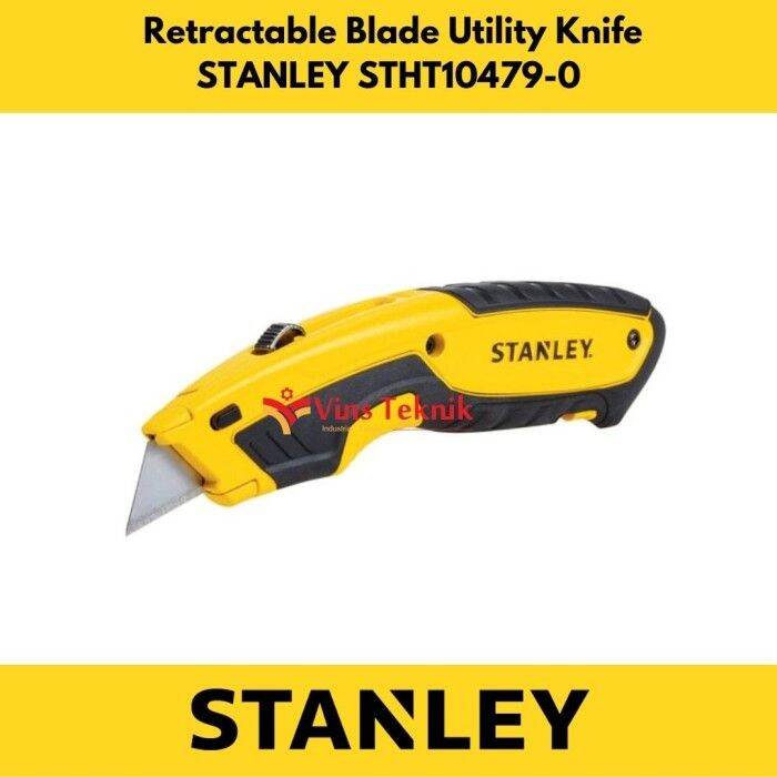 Pisau Cuter Cutter Retractable Blade Utility Knife STANLEY STHT10479-0 ...