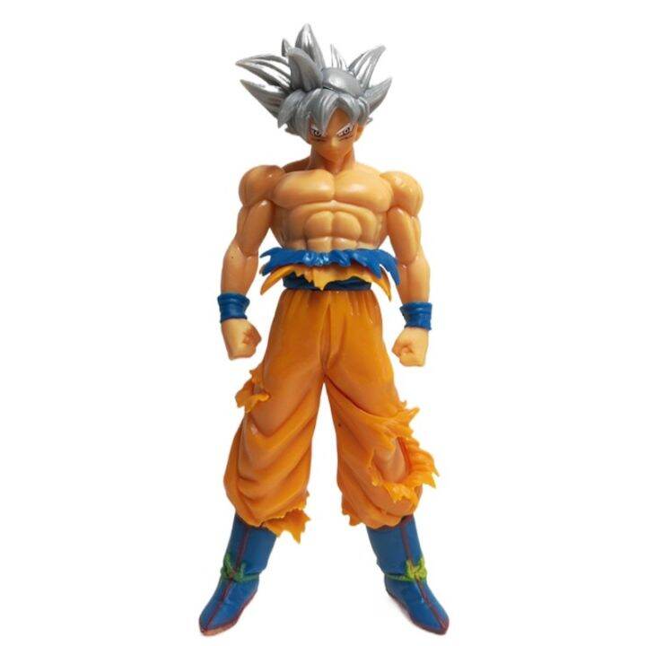 Dragon Ball Z Super Saiyan Silver Goku GK Action Figure Anime Figurine ...