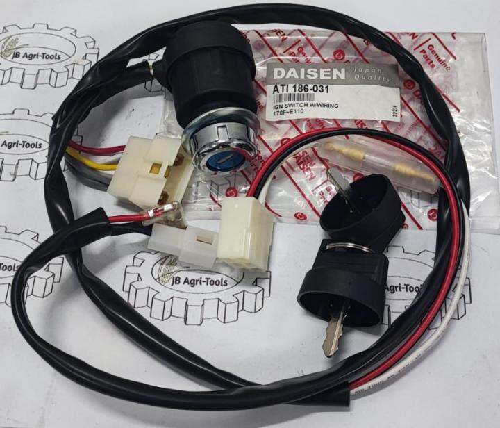 Starting Key Assembly / Ignition Switch 5 Wires for Generators ...