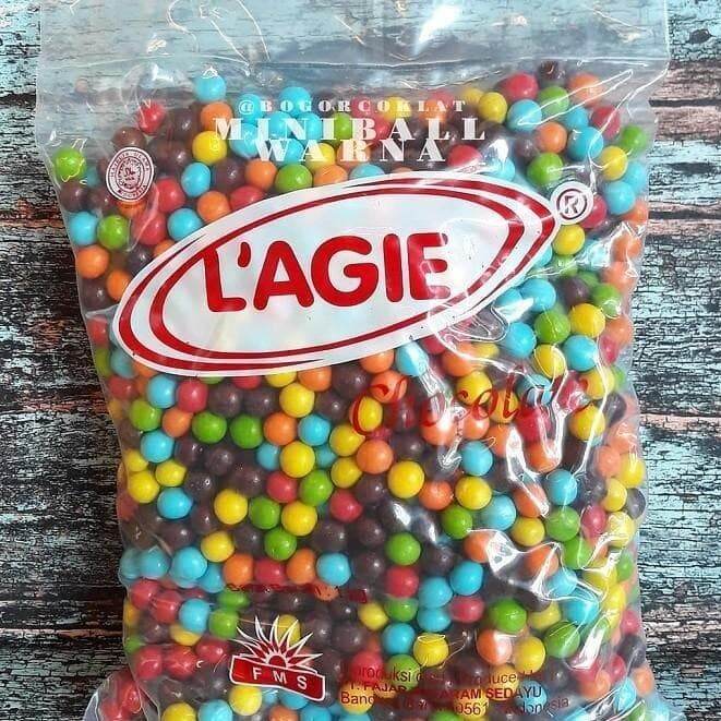 Coklat Lagie Golden City Mini Warna 500gr isi biskuit / Choco Chip ...