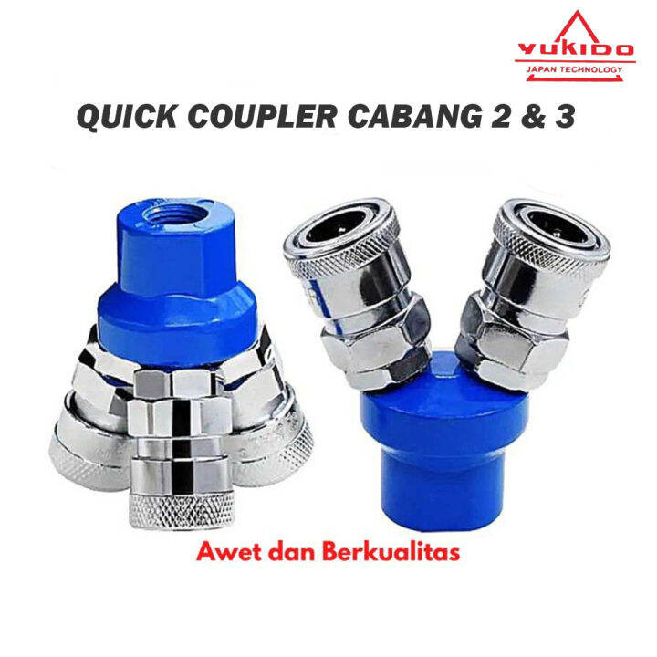 GRATIS ONGKIR Quick Coupler 2 Way / Coupler 2 Cabang / Coupler 3 Cabang ...