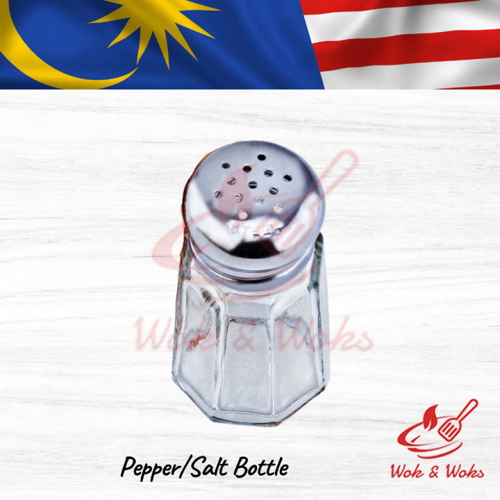Glass Type Pepper Salt Bottle / Botol Garam Lada Jenis Kaca | Lazada