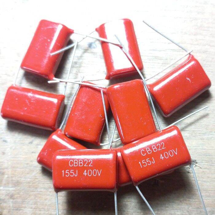 capasitor milar 155j 400v 155 j 400 v 400volt 1.5uf mylar kapasitor | Lazada Indonesia