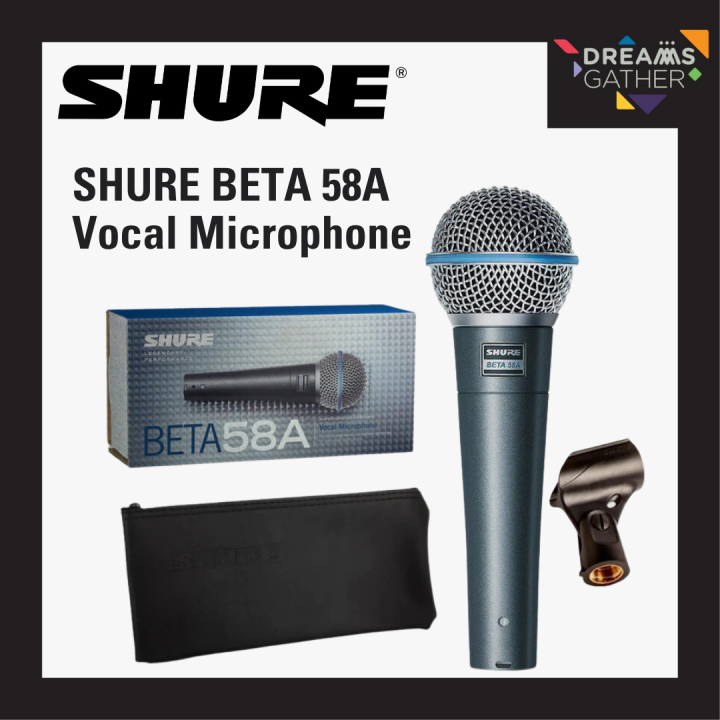 Shure Beta 58A Vocal microphone | Lazada