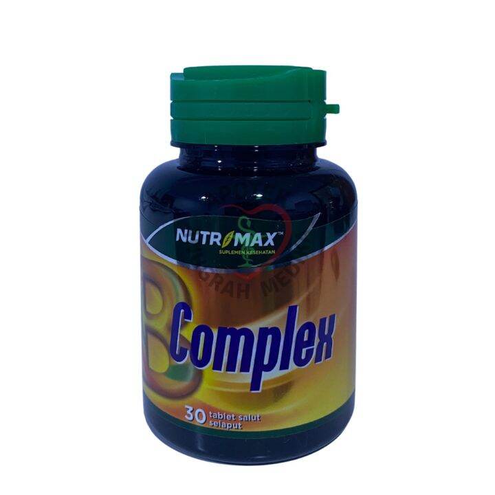 NUTRIMAX B Complex 30 tablet - Vitamin untuk kesehatan Saraf & Otak ...