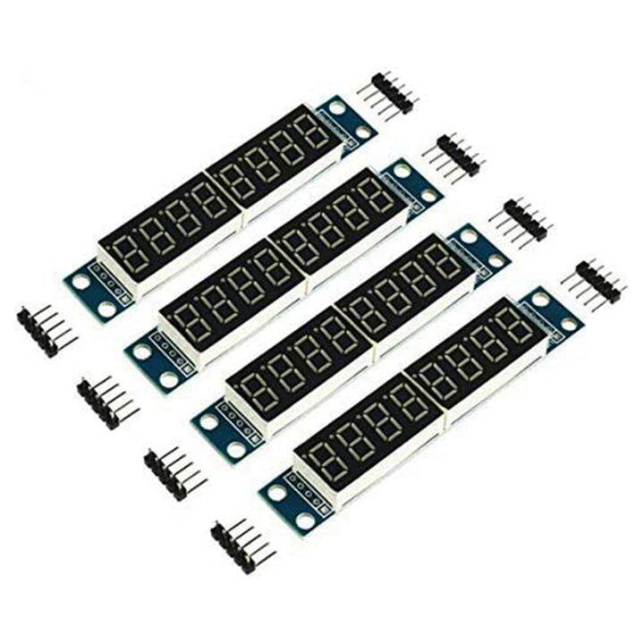 8Pcs 8-Digit 7 Segment Module MAX7219 8 Bit Digital Segment Tube LED ...