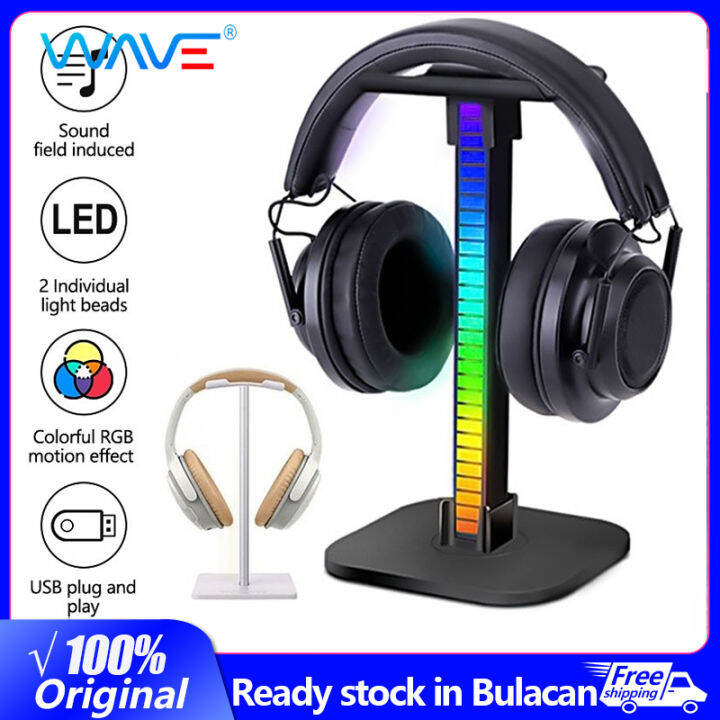 WAVE Headset Stand Rgb Gaming Headphone Holder Desktop Earphone Display ...