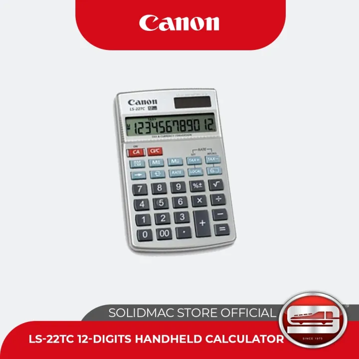 Canon LS-22TC 12-digits Handheld Calculator | Lazada PH