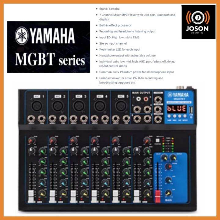 Yamaha 7 Channel Mixer (MGBT F7) | Lazada PH