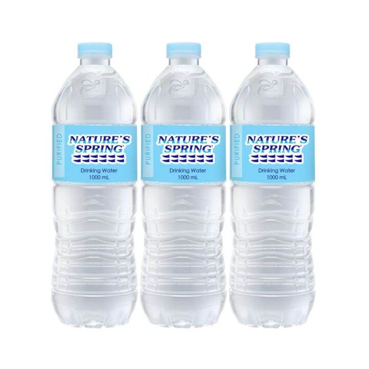 Natures Spring Purified 1.0L - Pack of 3s | Lazada PH