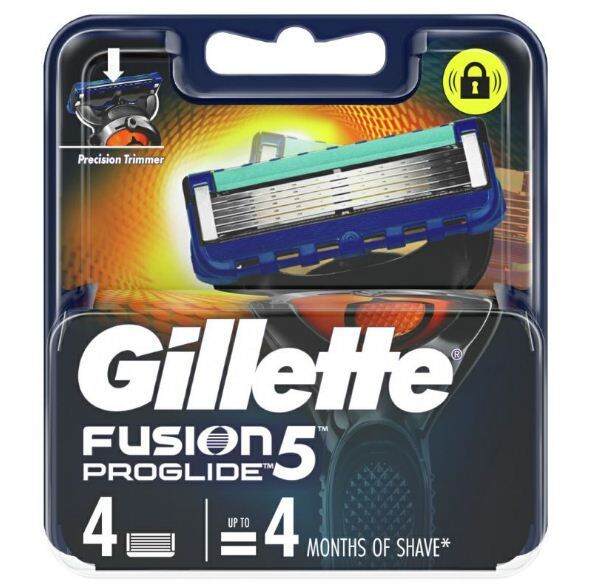Gillette Fusion 5 ProGlide Manual Refill 4s Replacement Cartridges ...