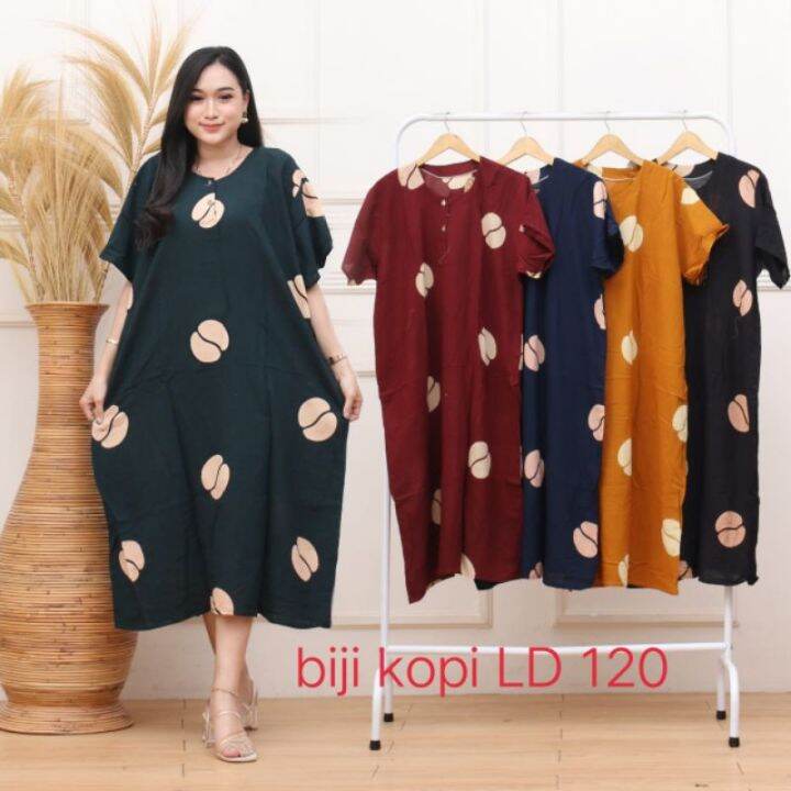 DASTER JUMBO CABUTAN XXL MOTIF BIJI KOPI LD 120cm PB 115cm 100RB DAPAT ...