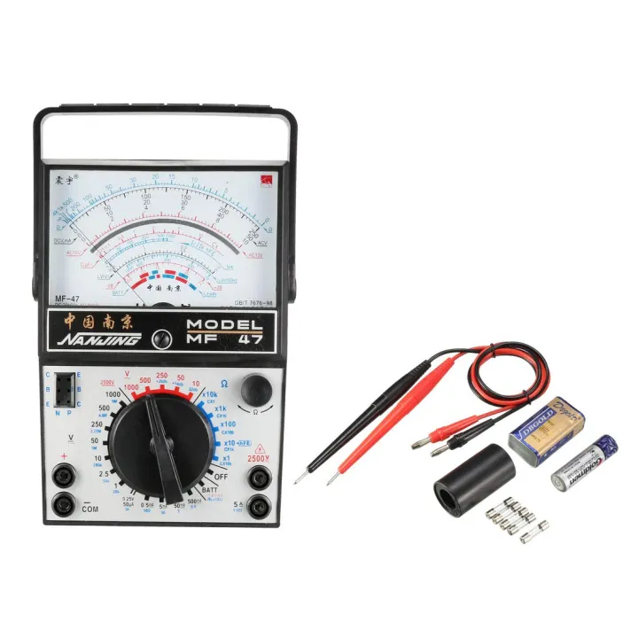 Analog Multimeter, Ohm Volt Amp and Diode Voltage Tester Meter with ...
