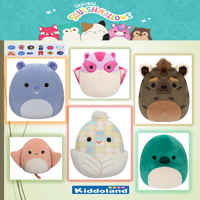 Squishmallows 5 '' Warren ตุ๊กตา น่ากอดแสนอบอุ่นและมีขนาดที่มีขนาดพอเหมาะที่จะพกติดตัวไปได้ทุก ...