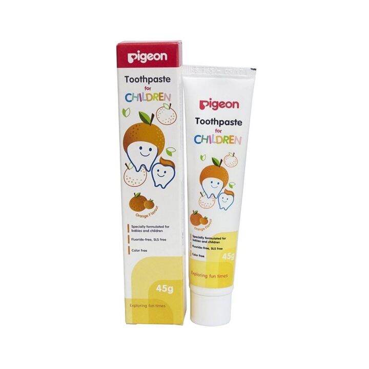 Pigeon Toothpaste for Children 45g - Orange Flavor | Lazada PH