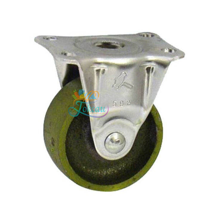 Roda Caster / Troli / Troly Besi 3 Inch Mati ( Fixed ) Hammer | Lazada ...