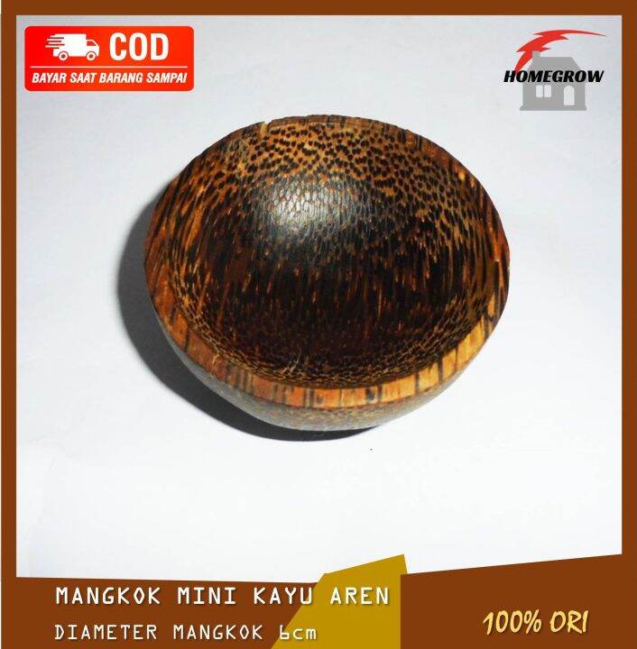 MANGKOK MINI KAYU AREN DIAMETER 6cm, MANGKOK MINI KAYU,MANGKOK KAYU ...