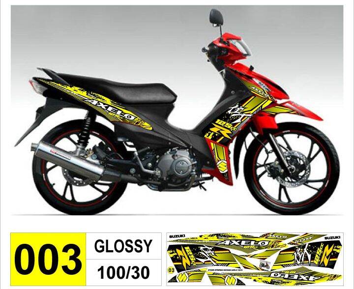 striping Suzuki Shogun Axelo 125 decal Suzuki Shogun Axelo 125 variasi ...