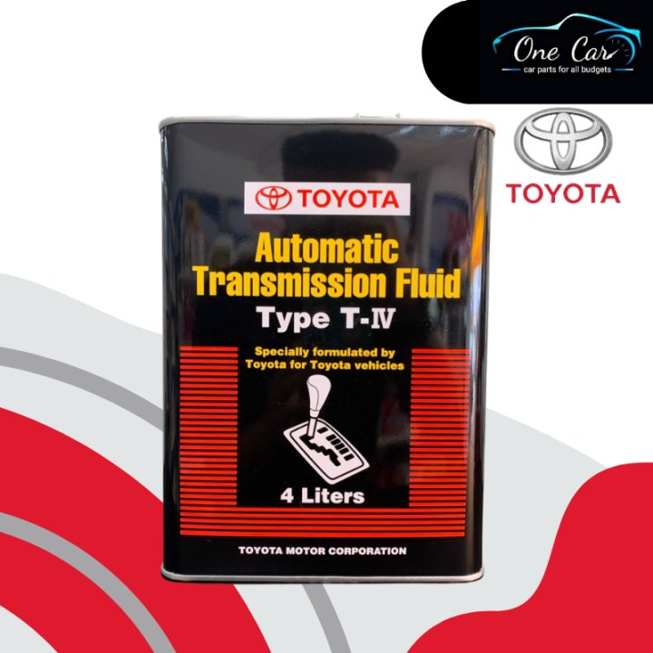 Toyota ATF Type T-IV Automatic Transmission Oil Fluid (4L) | Lazada