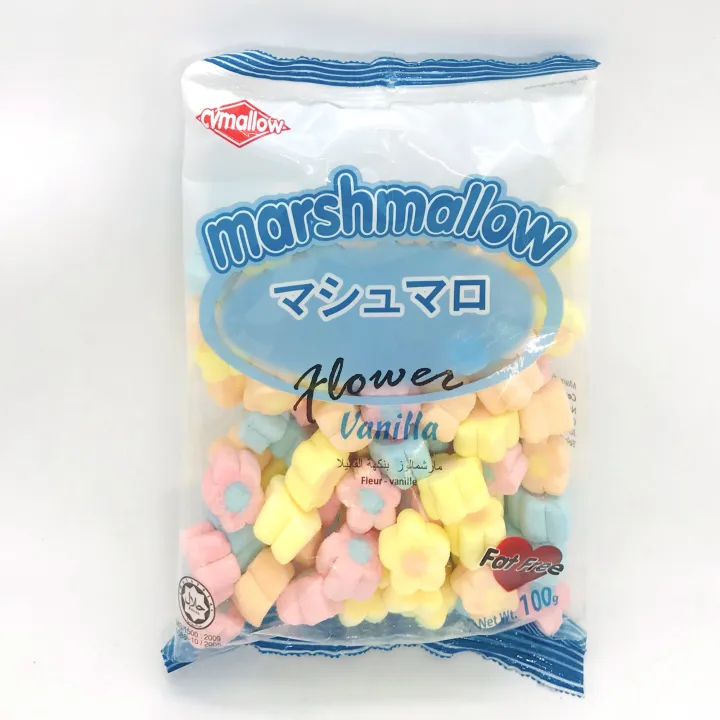 Cvmallow Flower Vanilla Marshmallow 100g | Lazada