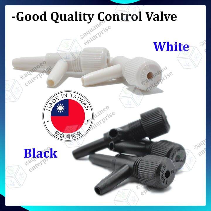 Taiwan Air Pump Flow Air Tube Control Valve Black or White | aquarium ...