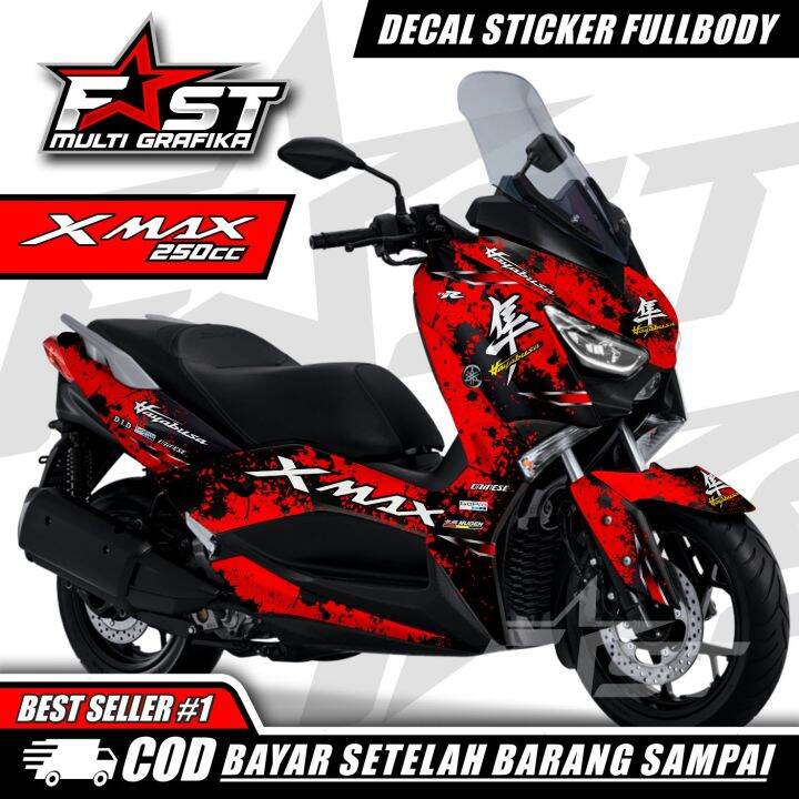 Sticker Decal Yamaha Xmax 250 Full Body Decal Full Body Yamaha XMAX ...