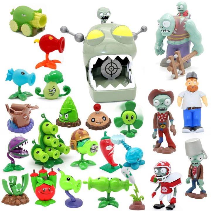Game Plants vs. Zombies Single PVZ in Bulk Plant Figures Vinyl Hard ...